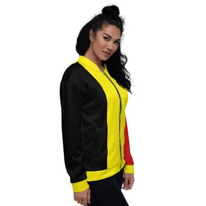 Belgium Jacket / Belgian Flag Colors Bomber Jacket / Soccer Clothing ...
