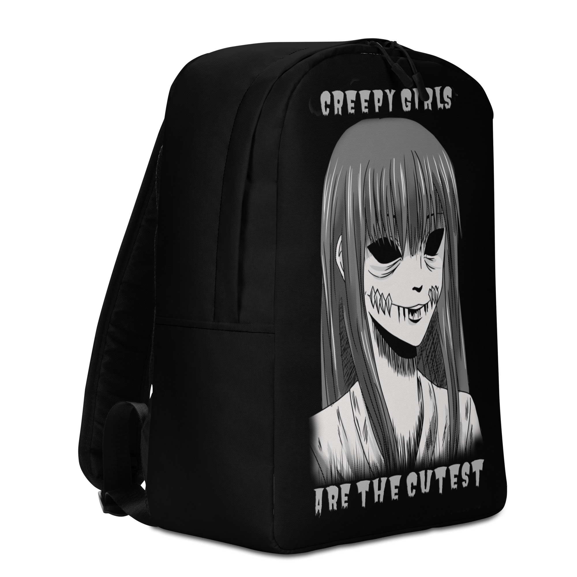 Creepy Smile Gothic Backpack Creepy Girl - Etsy