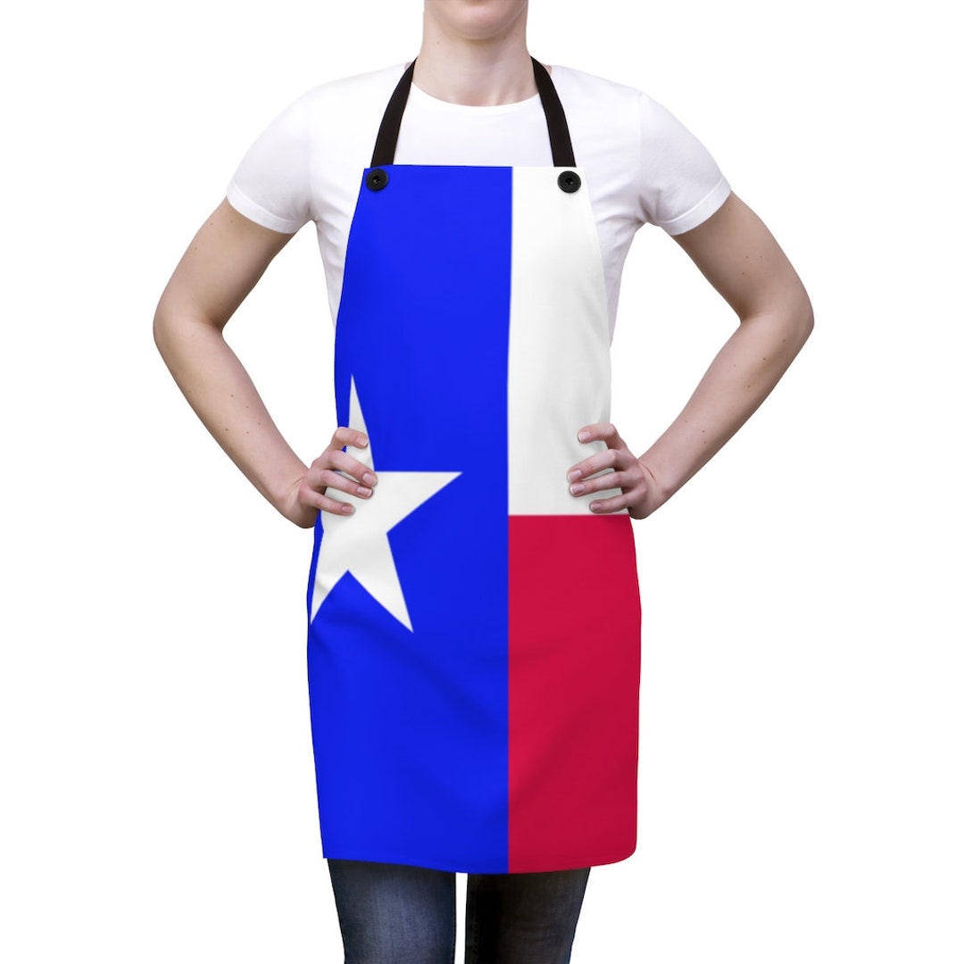 Texas Flag Cooking Apron - Etsy