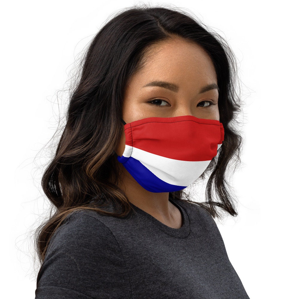 Customizable Face Mask Dutch Flag Adjustable Nose Thread - Etsy UK
