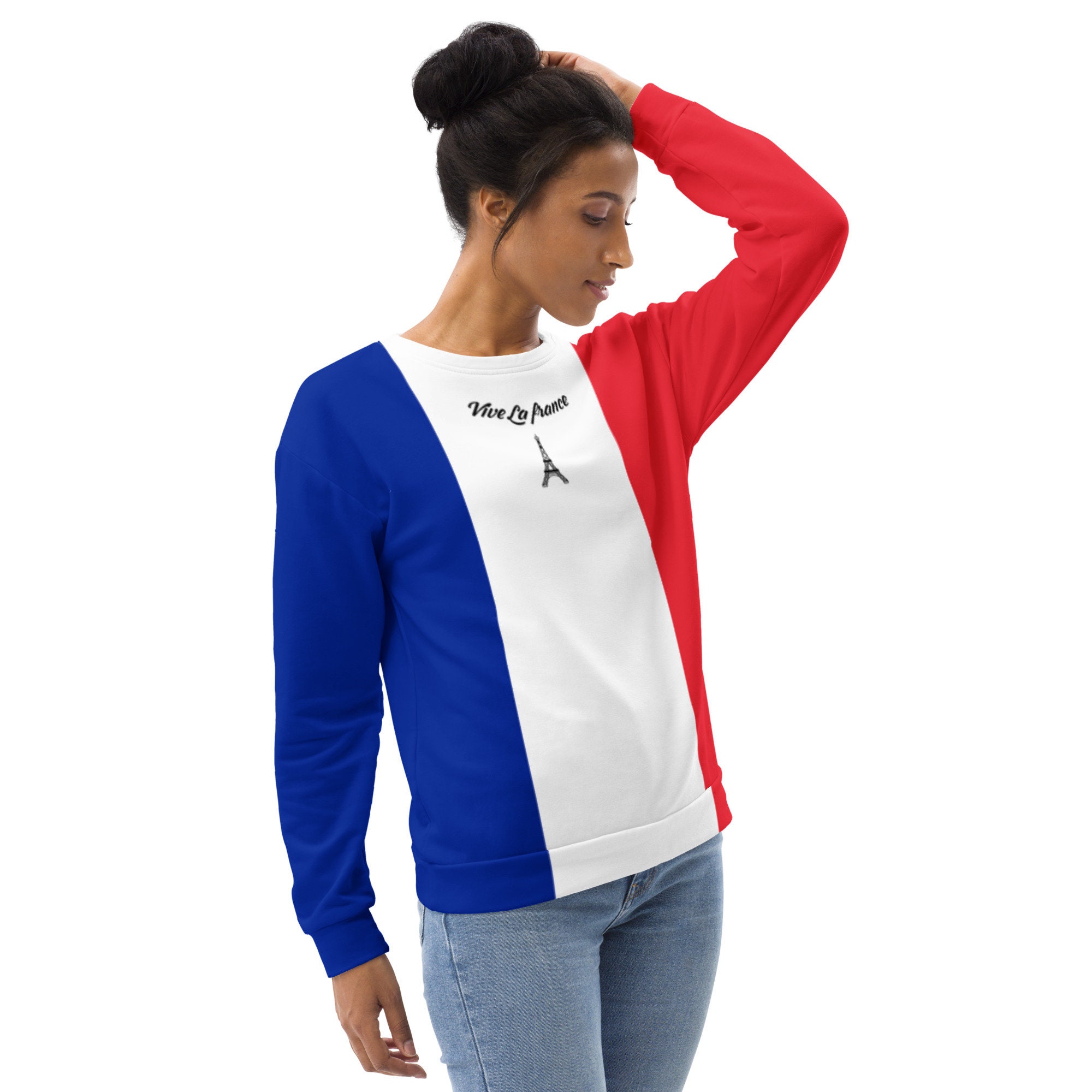 The French Flag Sweatshirt for France Lover / Flag of France/ French ...