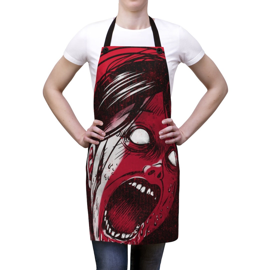 Goth Apron / Cooking Apron / Alt Clothing /goth Clothing - Etsy