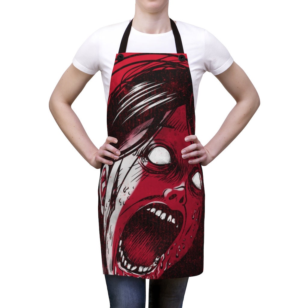 Goth Apron / Cooking Apron / Alt Clothing /goth Clothing - Etsy
