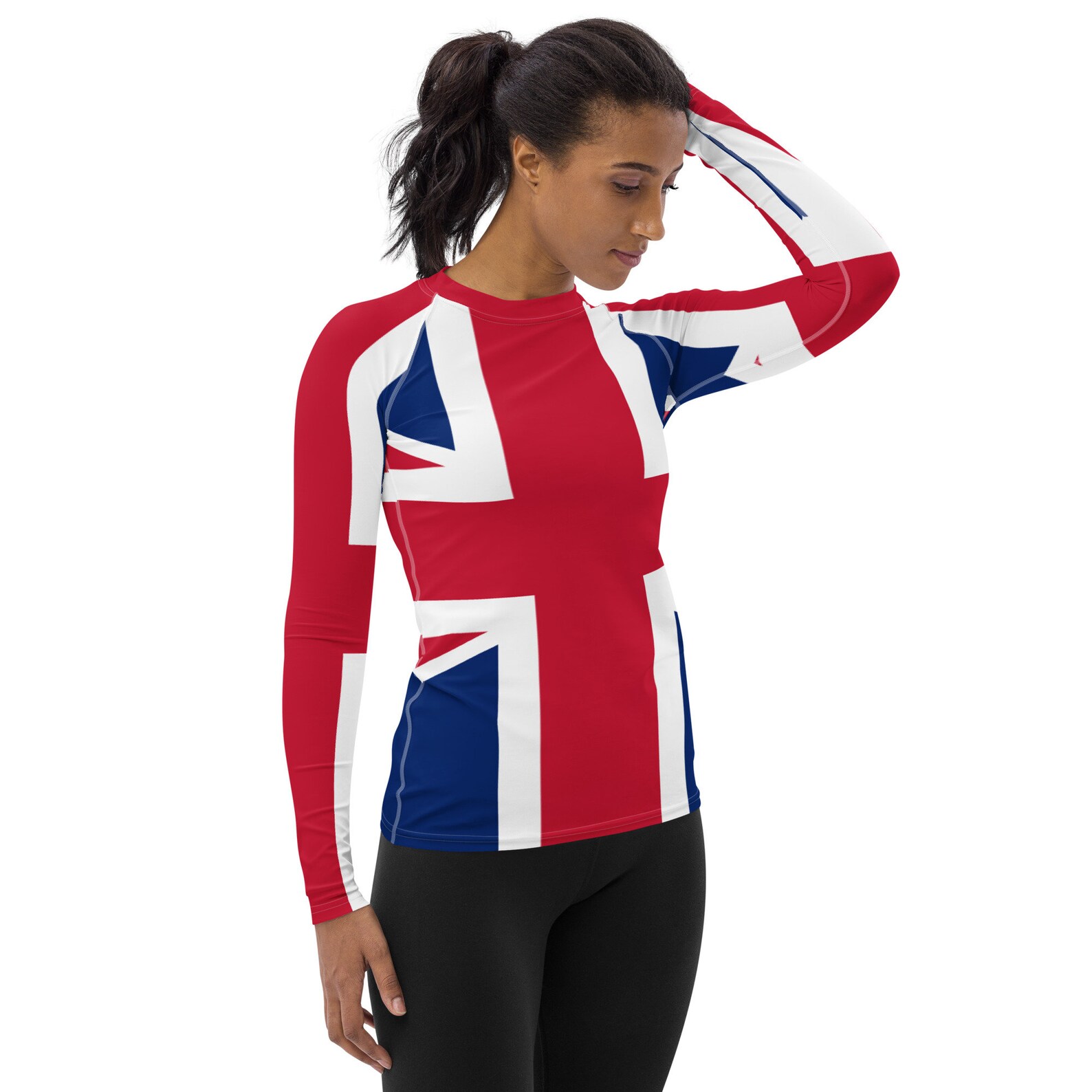 Union Jack Rash Guard Long Sleeve Shirt - Etsy