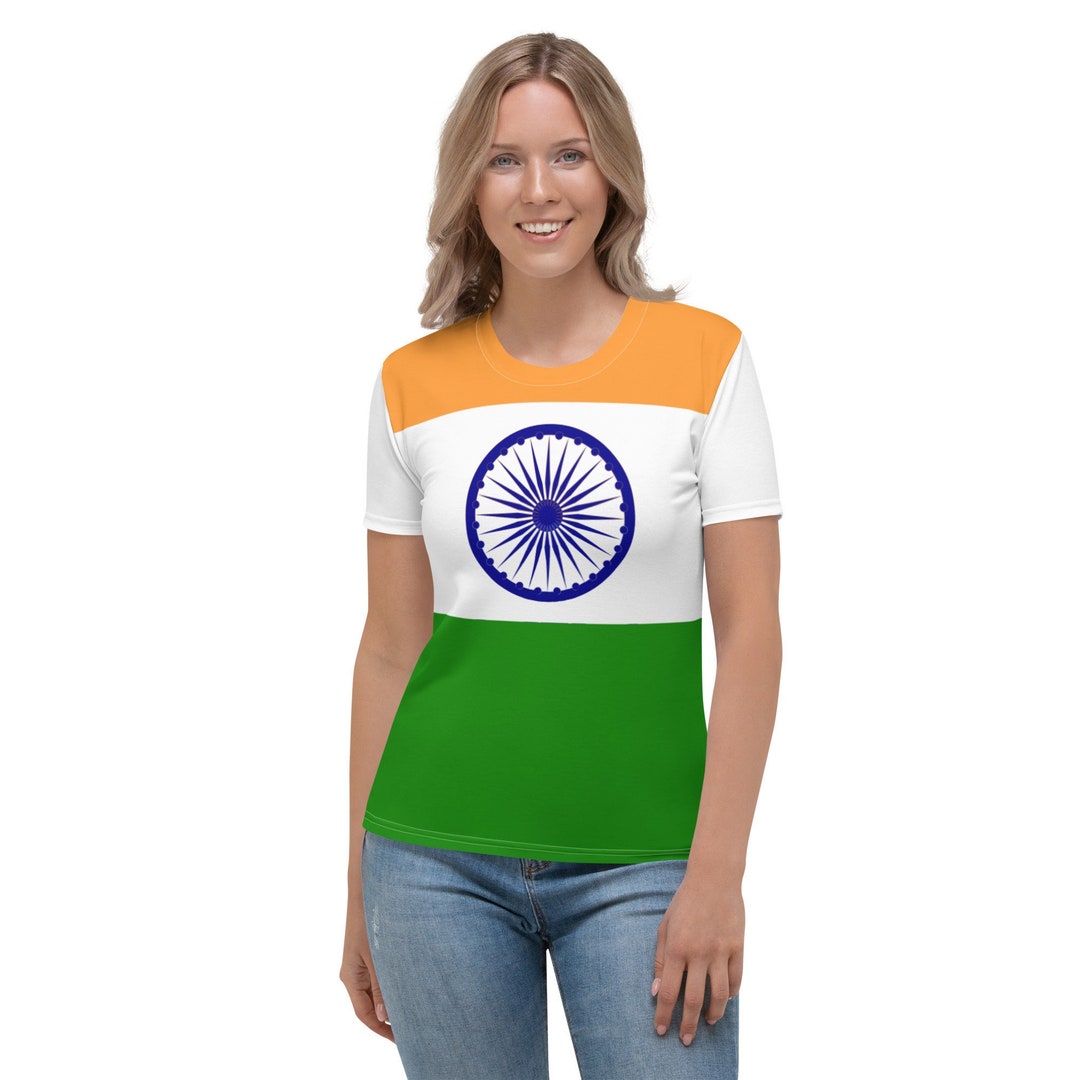 India Shirt With India Flag Colors / India Style Clothing / Indian ...