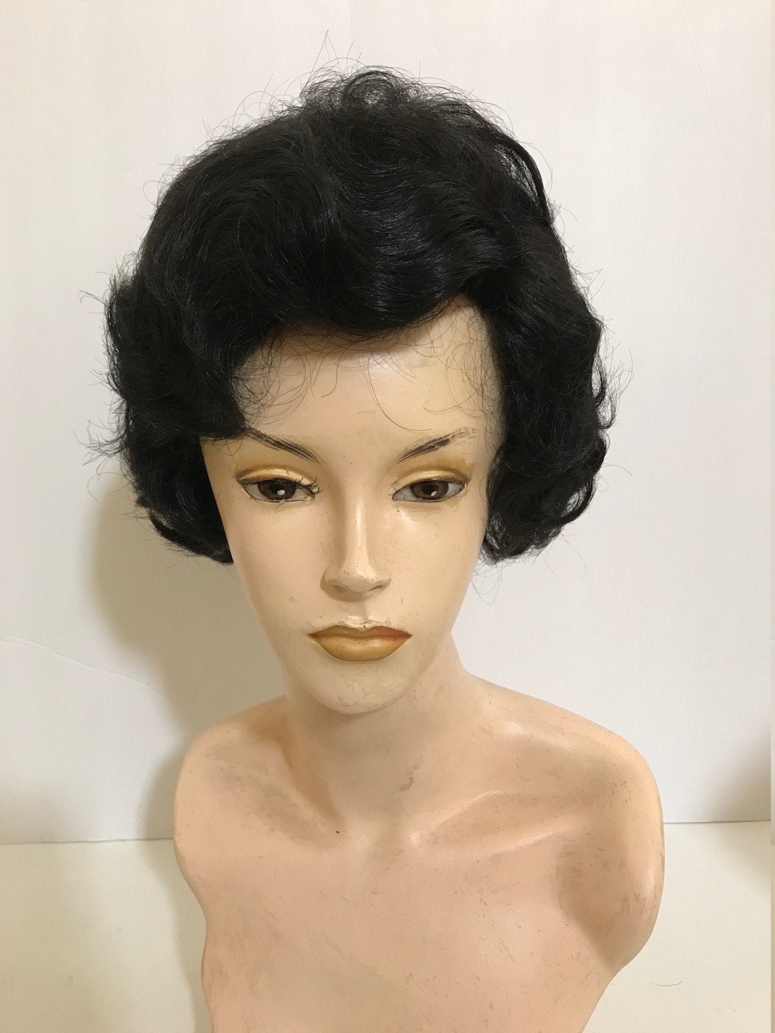 Short Finger Wave Styled Wig | Etsy