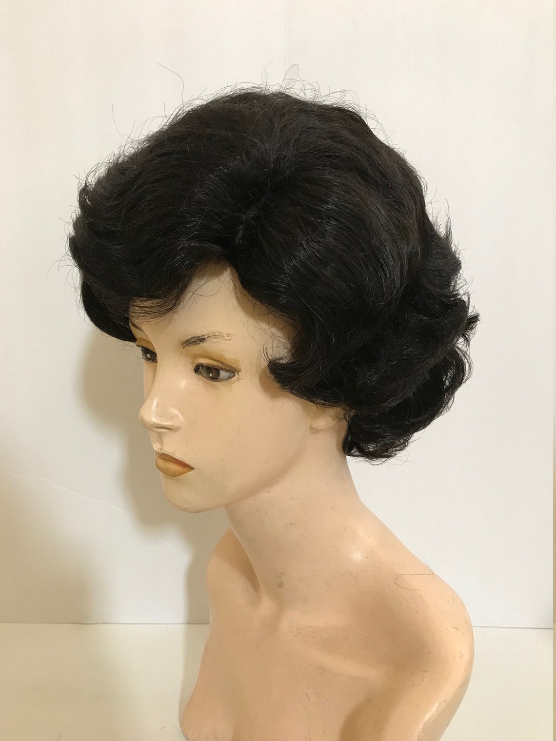 Short Finger Wave Styled Wig - Etsy