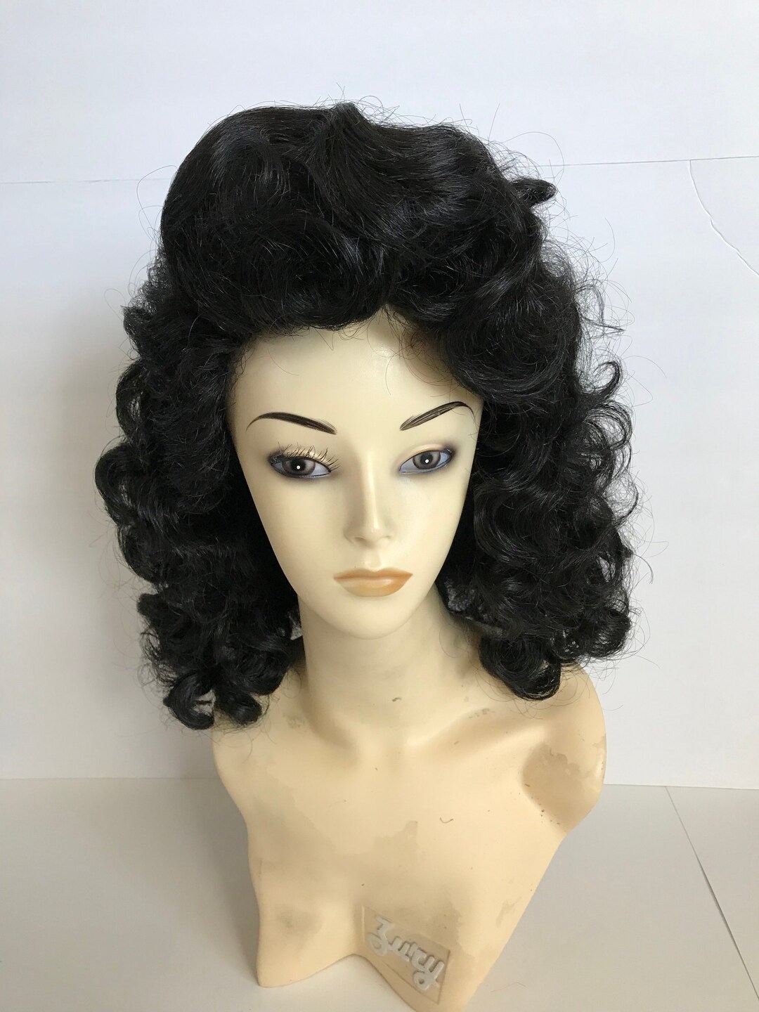 Long Finger Wave Curly Styled Wig - Etsy