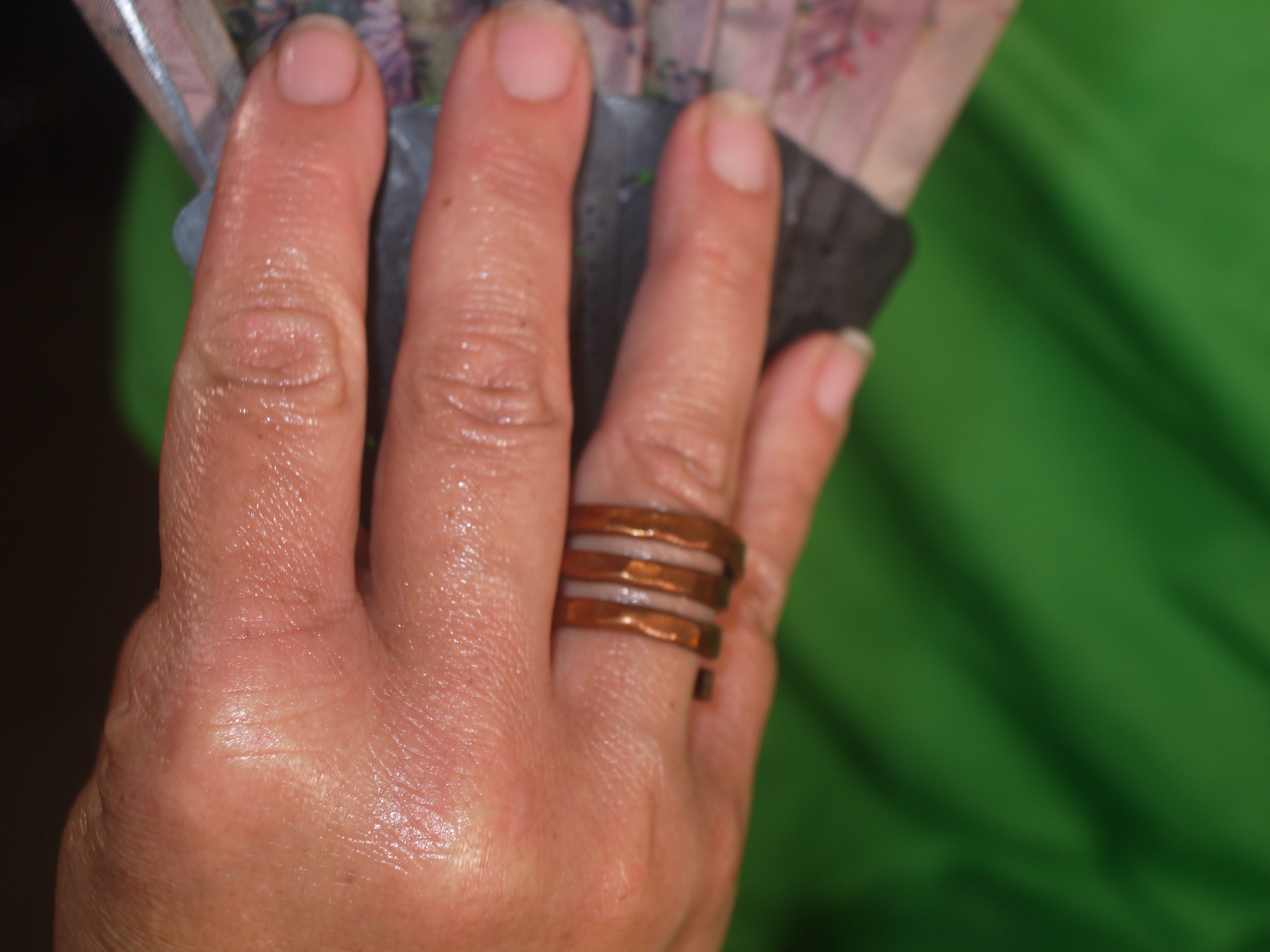 Handmade Hammered Copper Ring - Etsy