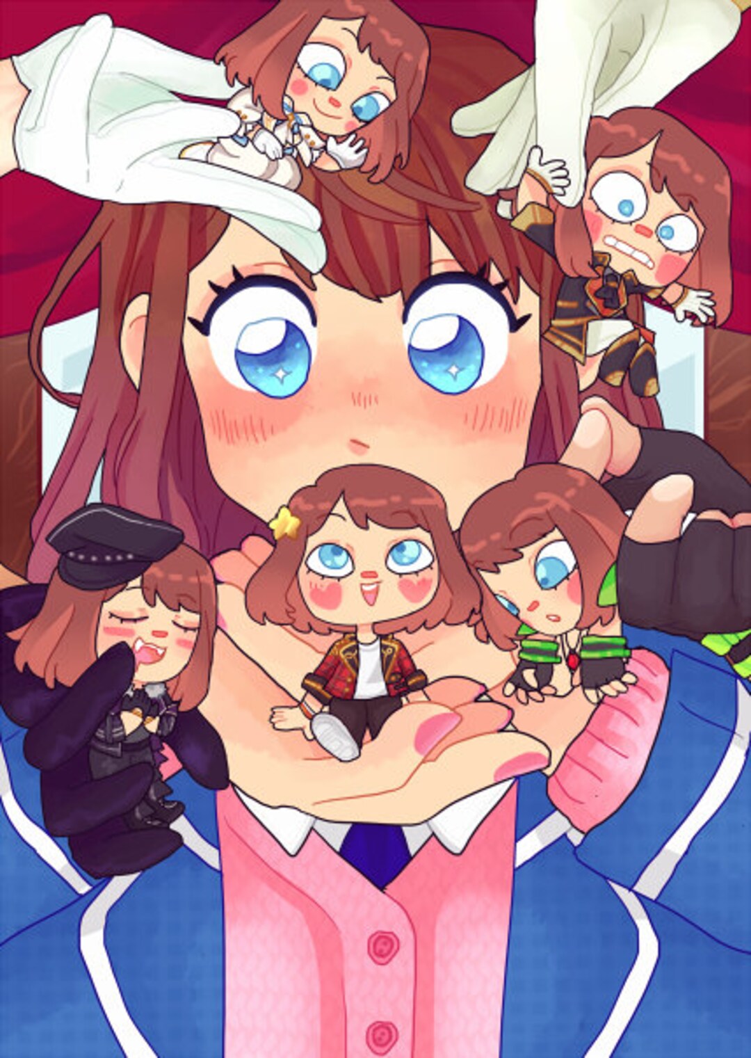 Enstars: Anzu Overload print - Etsy