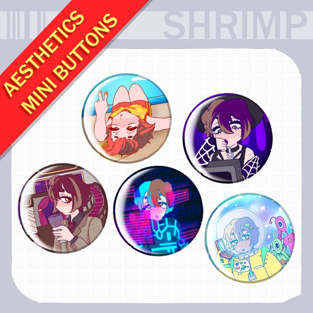 Original: Aesthetics buttons - Etsy