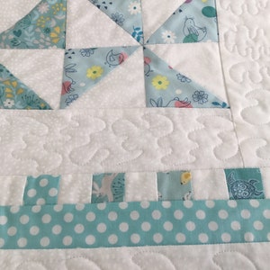 Handmade Nursery Blanket Baby Quilt, Baby Play Mat, New Baby Gift. - Etsy