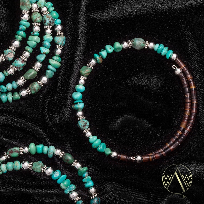 Certified Authentic Navajo Native American Natural Turquoise Adjustable ...