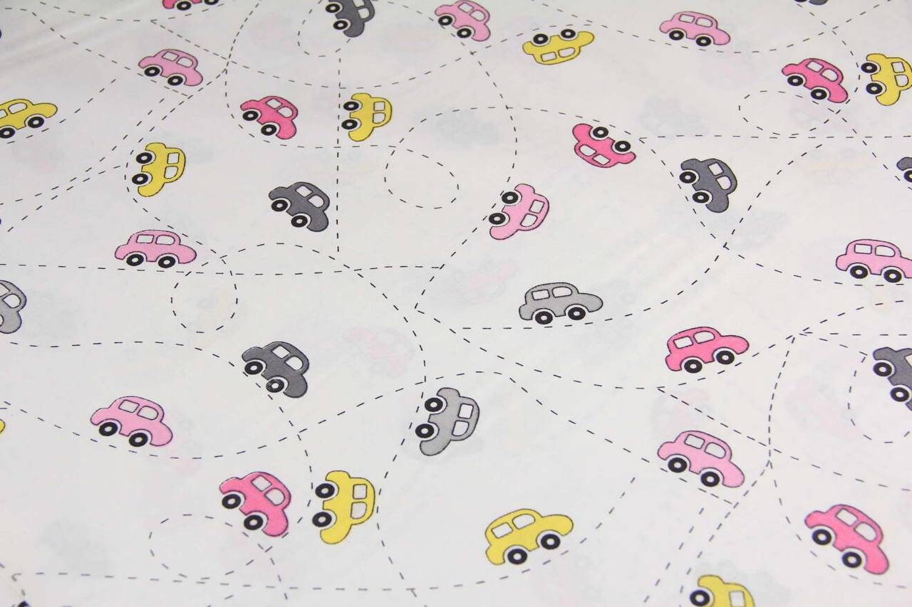 Cars Fabric Yellow Fabric Black Fabric Fabric Pink Fabric - Etsy