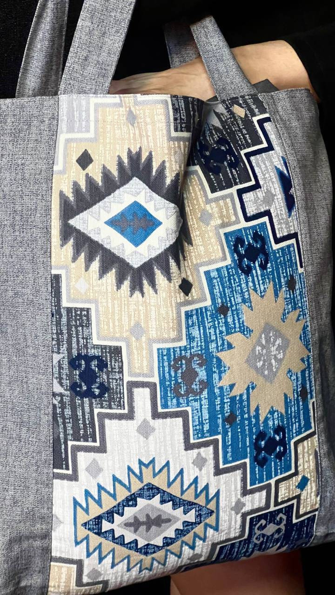 Diamond Bag , Big Shopper Bag, Washable Tote Bag, Waterproof Bag ...