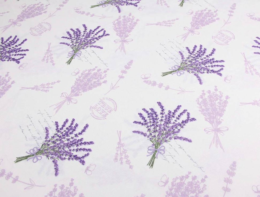 Bouquets With Lavender Tablecloth, Lavender Table Cover, Lavender ...