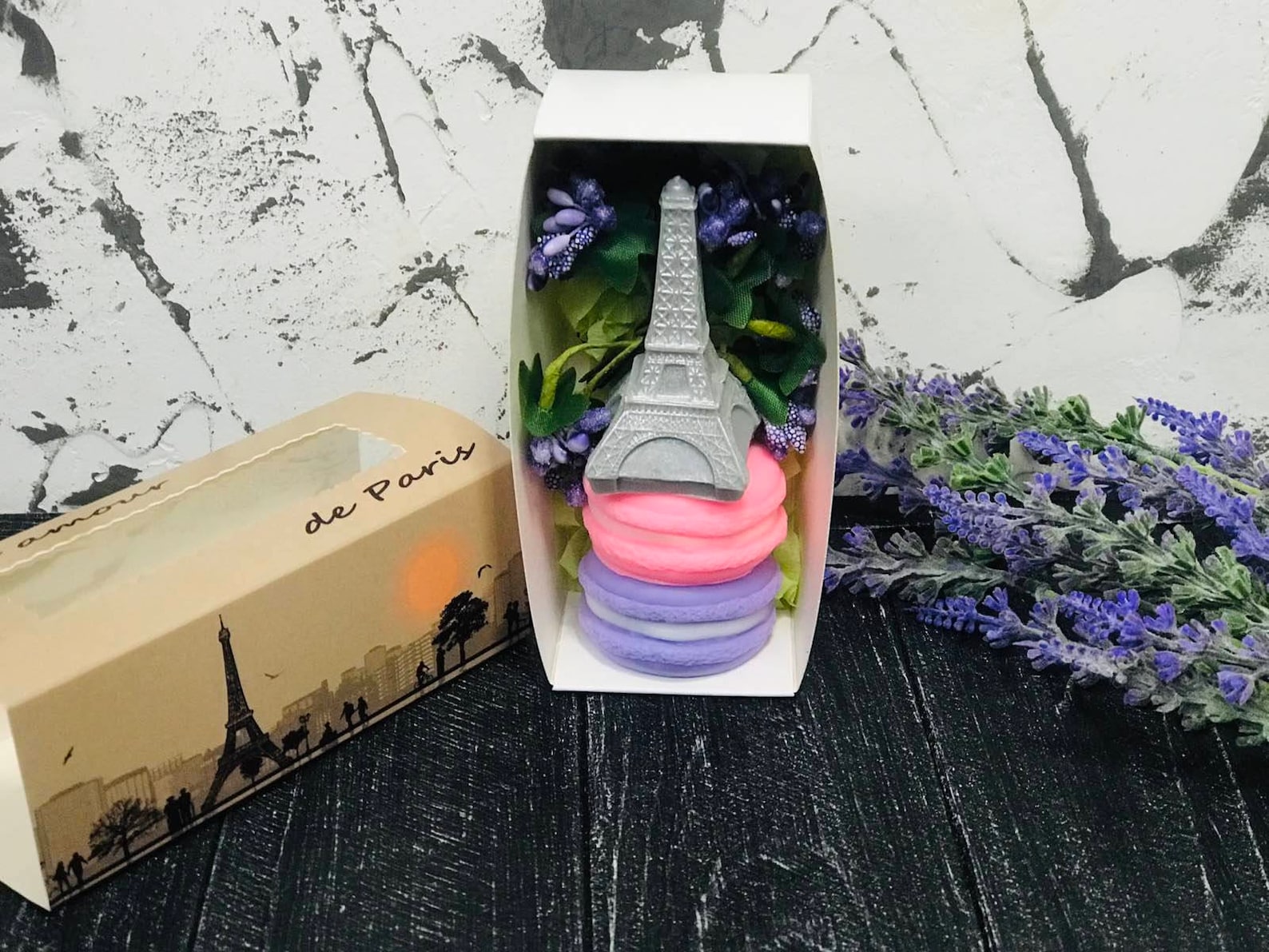 Paris soap set France soap set macarons soap set Eiffel | Etsy