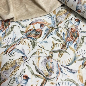 Birds Pheasant Tablecloth, Waterproof Brown Birds Kitchen Tablecloth, Big Pheasant Table Cover ...