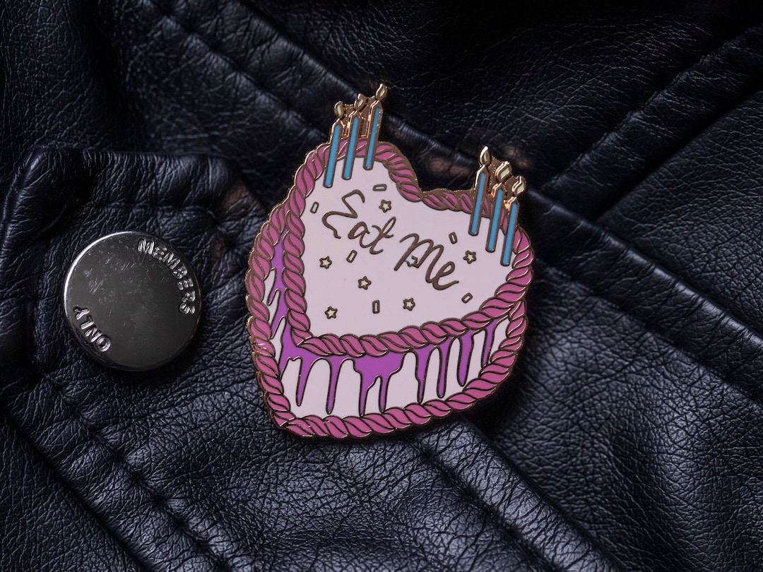 Eat Me Enamel Pin Pastel Enamel Pin Cute Enamel Pin Rose Gold Enamel ...