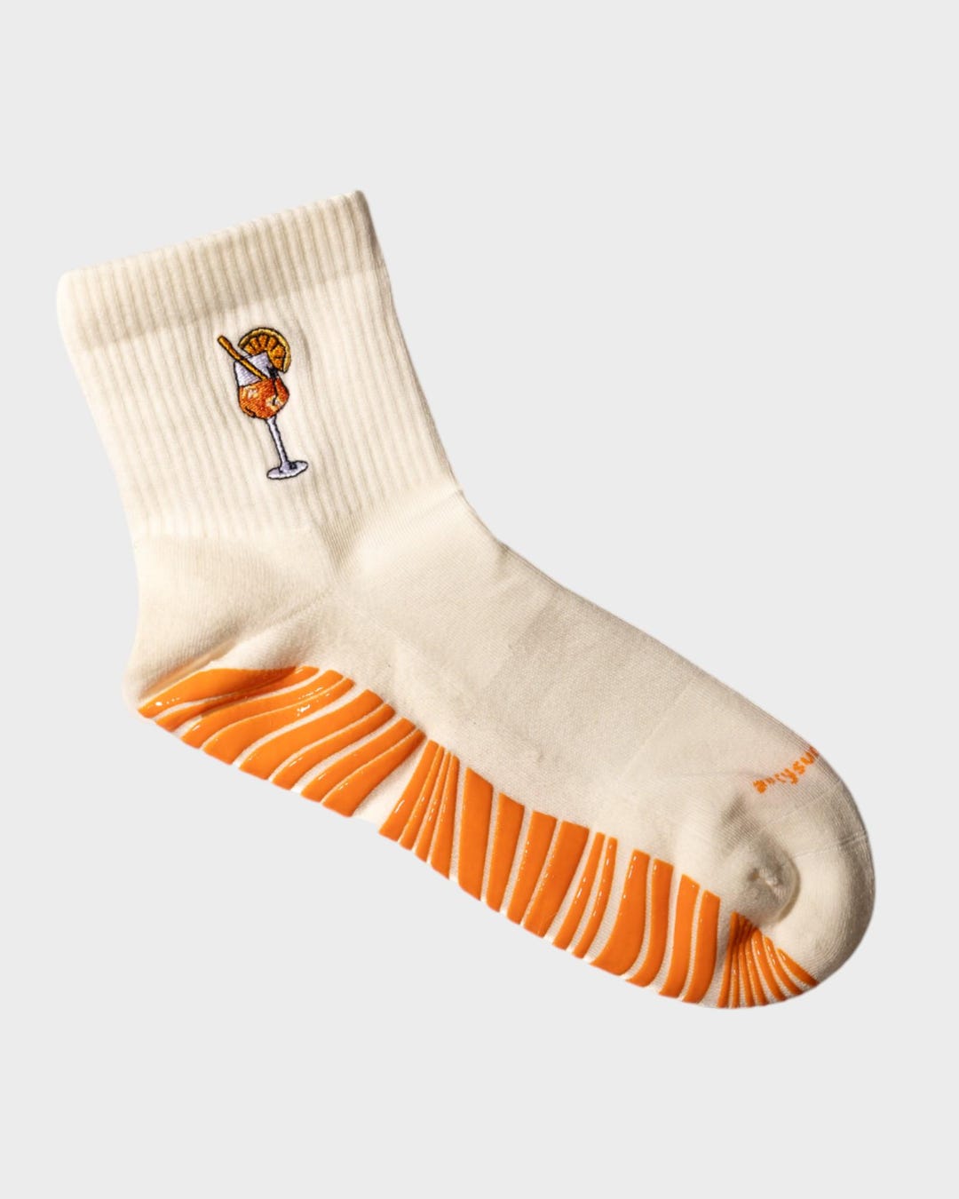 Aperol Spritz Socks With Grippy Soles, Pilates Yoga Barre Socks - Etsy