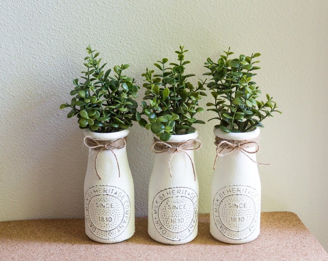 Farmhouse Rustic Bottles Kitchen Table Decor Kitchen Decor - Etsy