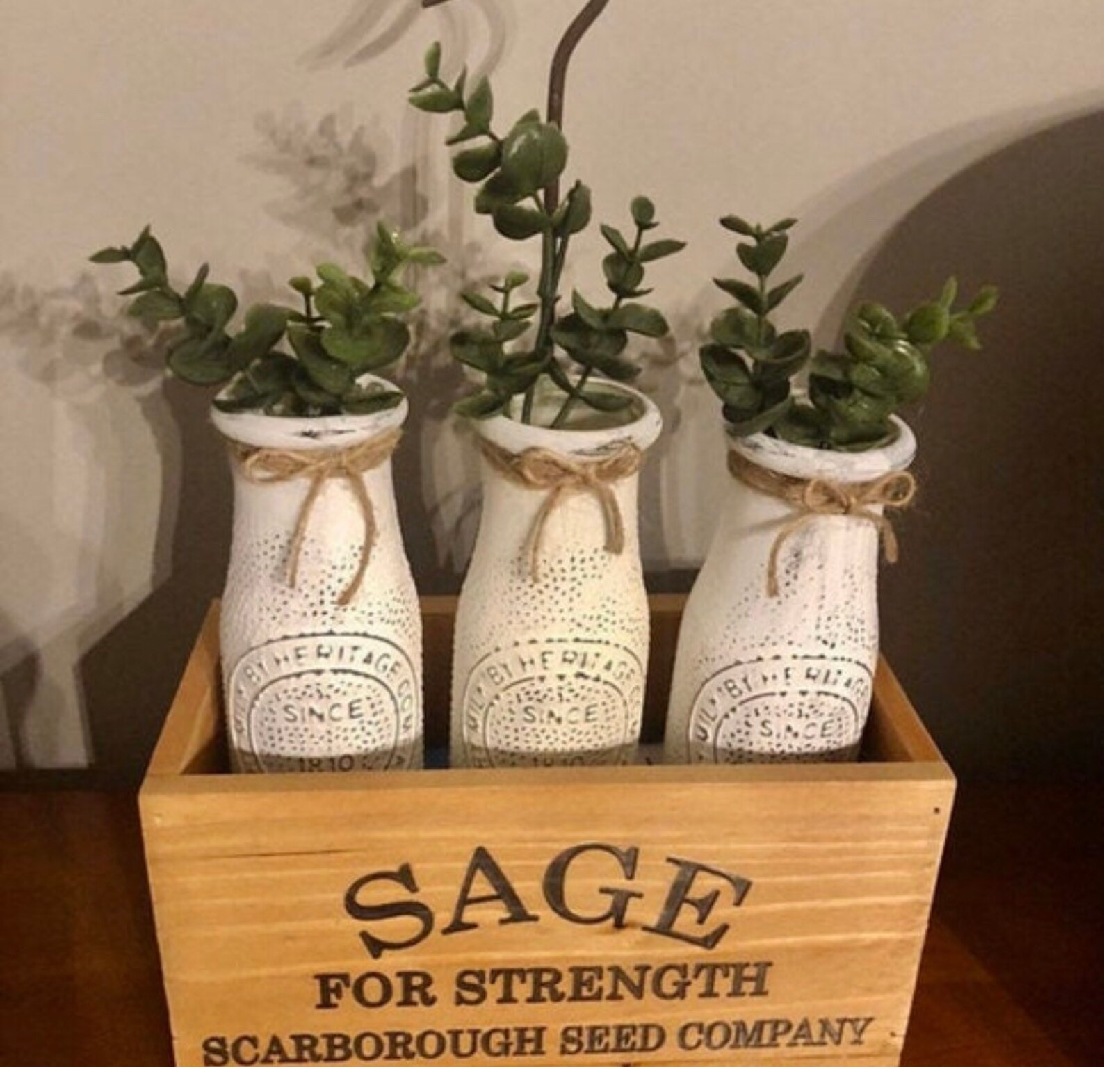 Farmhouse Rustic Bottles Kitchen Table Decor Kitchen Decor | Etsy