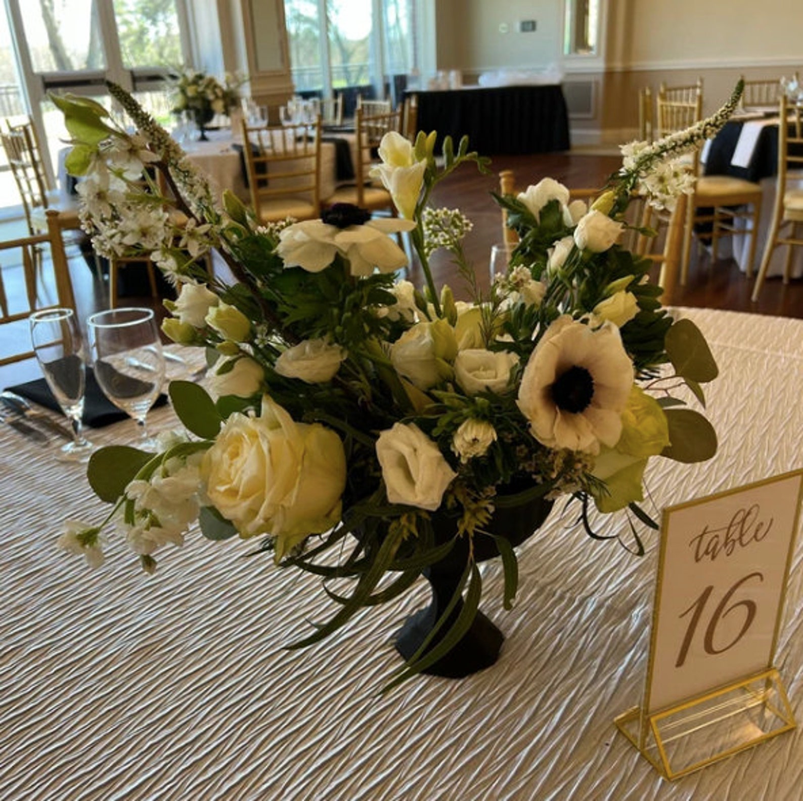 Black Pedestal Vase Rustic / Farmhouse Centerpiece / Black - Etsy