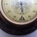Vintage Wall Round Thermometer With a Range of Measured Temperatures ...