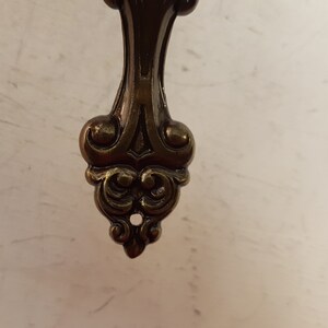 Vintage Set of 3 Large Handles "bracket" Brass Cabinet Handles - Etsy