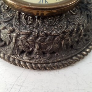 Vintage Wall Round Thermometer With a Range of Measured Temperatures ...