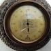 Vintage Wall Round Thermometer With a Range of Measured Temperatures ...