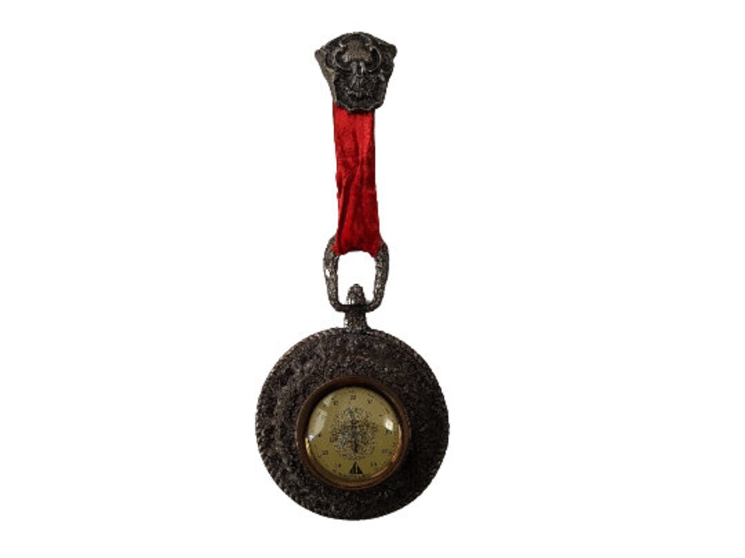 Vintage Wall Round Thermometer With a Range of Measured Temperatures ...