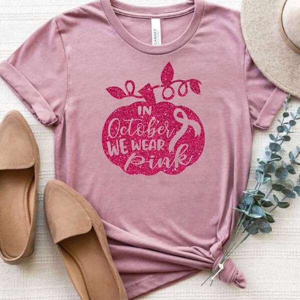 Breast Cancer Awareness Pumpkin Template - Etsy