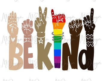 Be Kind Svg - Etsy