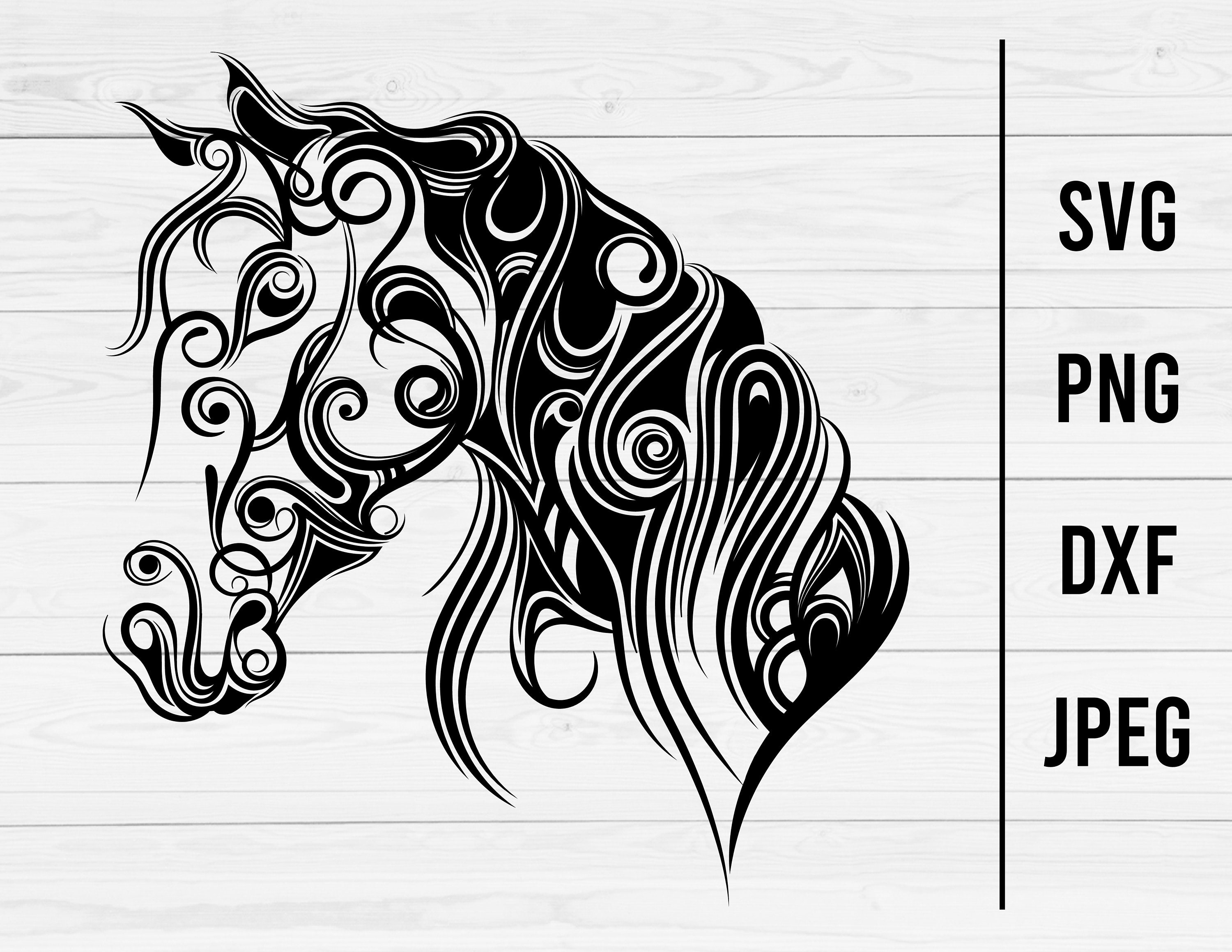 Horse Head Silhouette Patterns