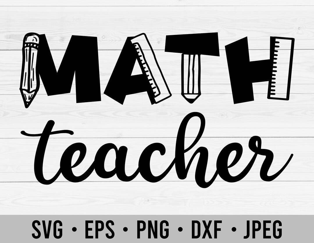 Match Teacher SVG Math Teacher Shirt SVG Math Teacher - Etsy
