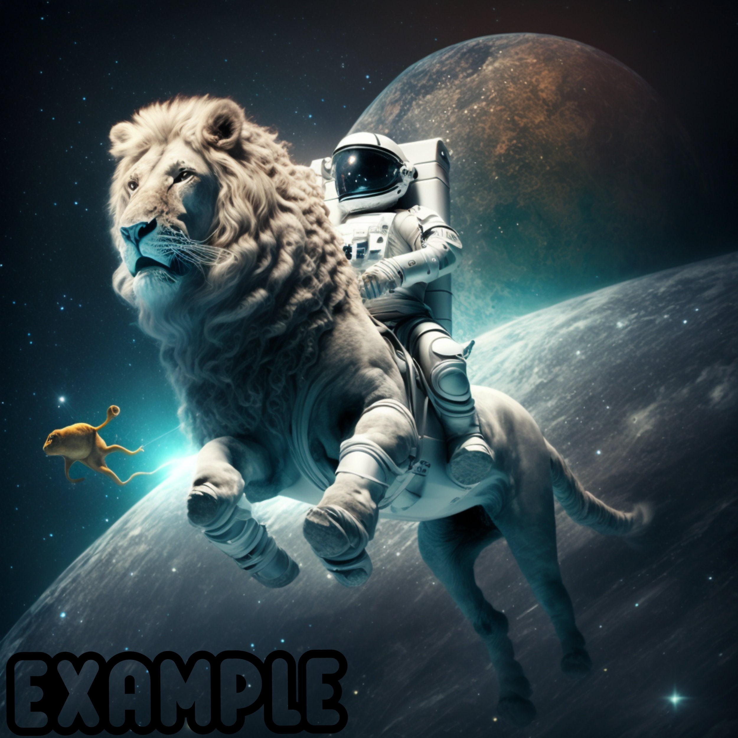 Lion Astronaut