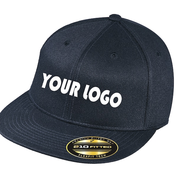 Custom Flexfit Hat Flat Bill - Etsy