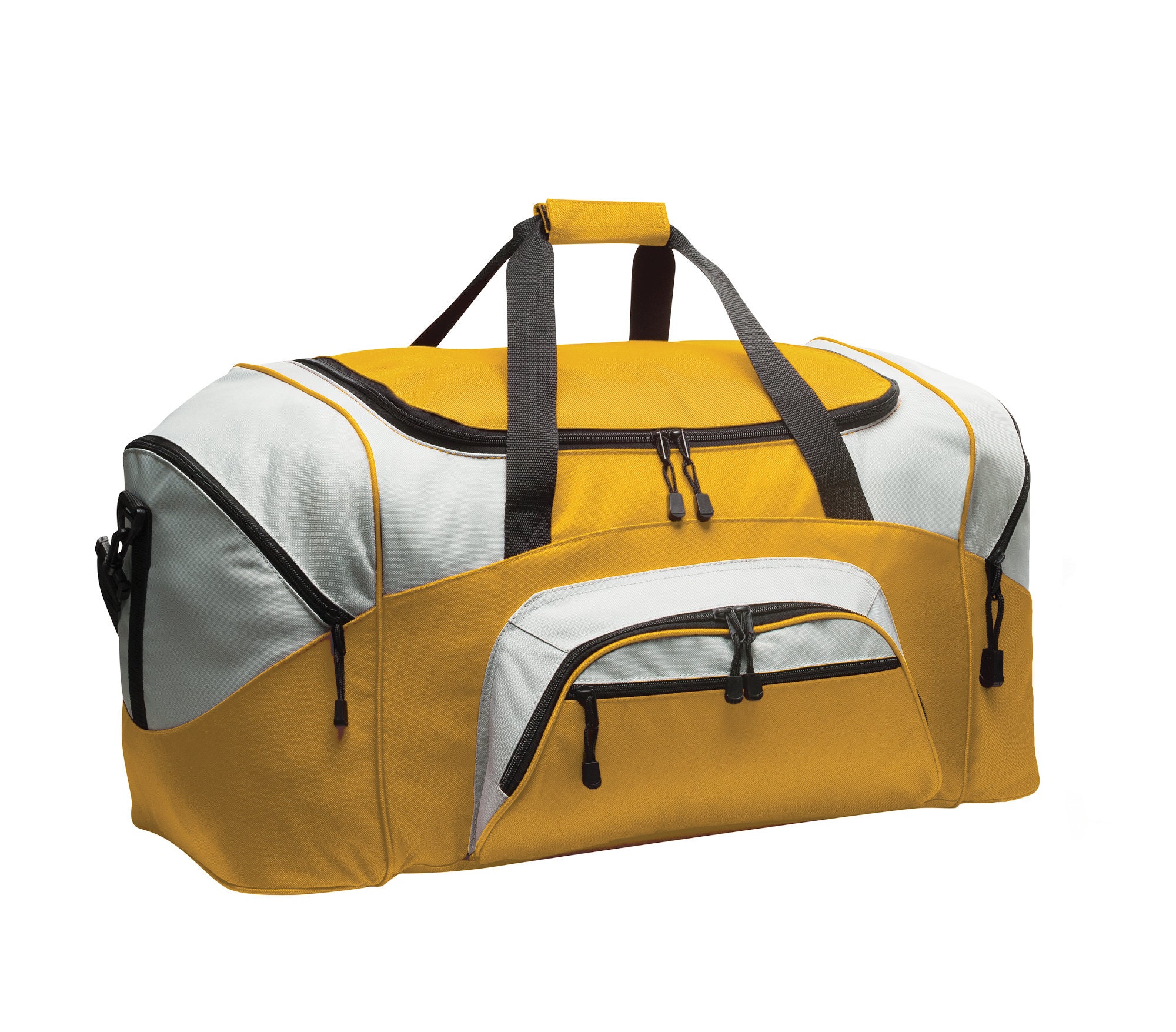 Custom Embroidery on Standard Colorblock Sport Duffel - Personalized ...