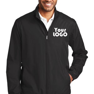 Custom Embroidered Men's Zephyr Full-zip Golf Jacket Personalized for ...
