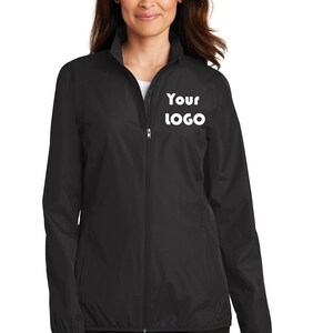 Custom Embroidered Ladies Zephyr Full-zip Golf Jacket Personalized for ...