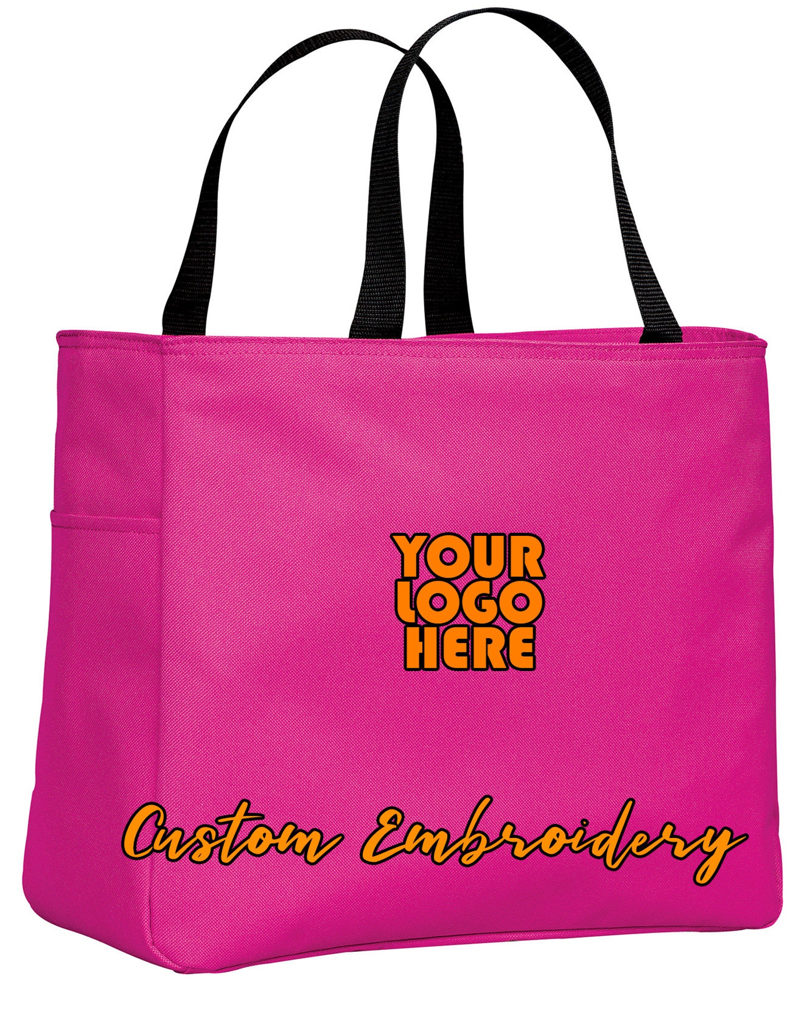 Custom Embroidered Port Authority Essential Tote Bag - Etsy