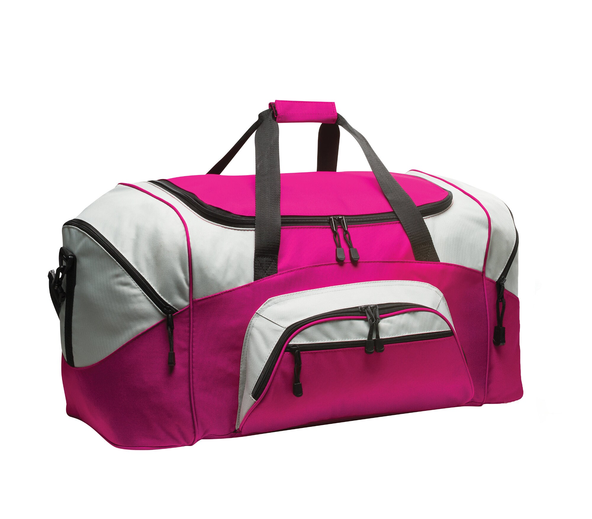 Custom Embroidery on Standard Colorblock Sport Duffel - Personalized ...