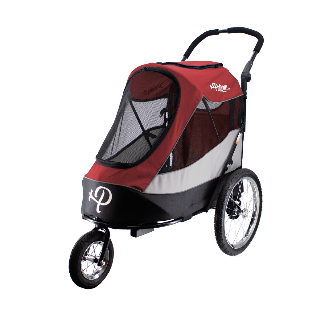 PETIQUE Trailblazer Pet Jogger Mars red Equipped With Shock Absorbing ...