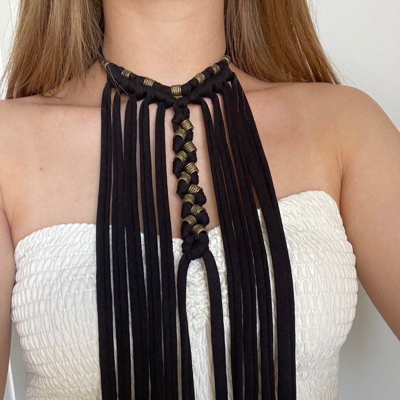 Macrame Necklace - Etsy