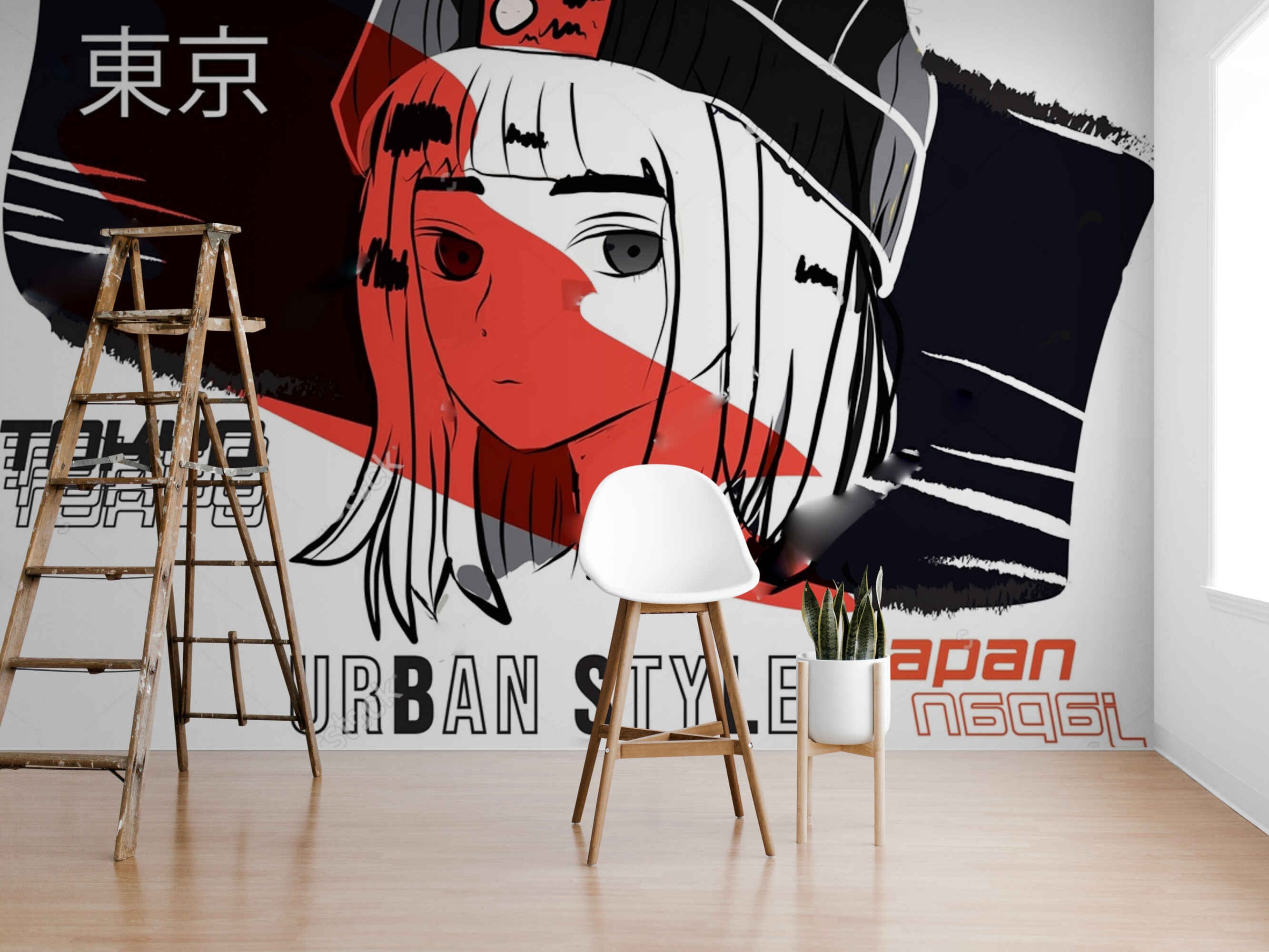 Asian Anime Wallpaper, Pop Art Manga Wall Mural, Anime Wall Decor Vinyl ...