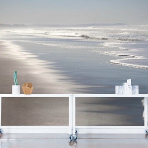 Beach View Wall Mural, Coastline Wallpaper, Nature Wall Decor - Etsy