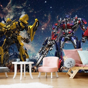 Mural Wallpaper Transformers 3D Photo Wallpaper Custom Wall Mural ...