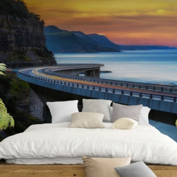 3d Wall Mural Golden Gate Bridge - Etsy