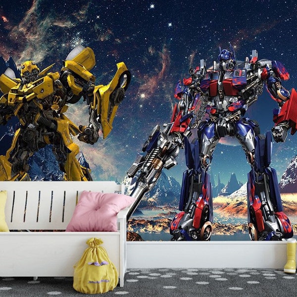 Kids Wallpaper Transformers - Etsy